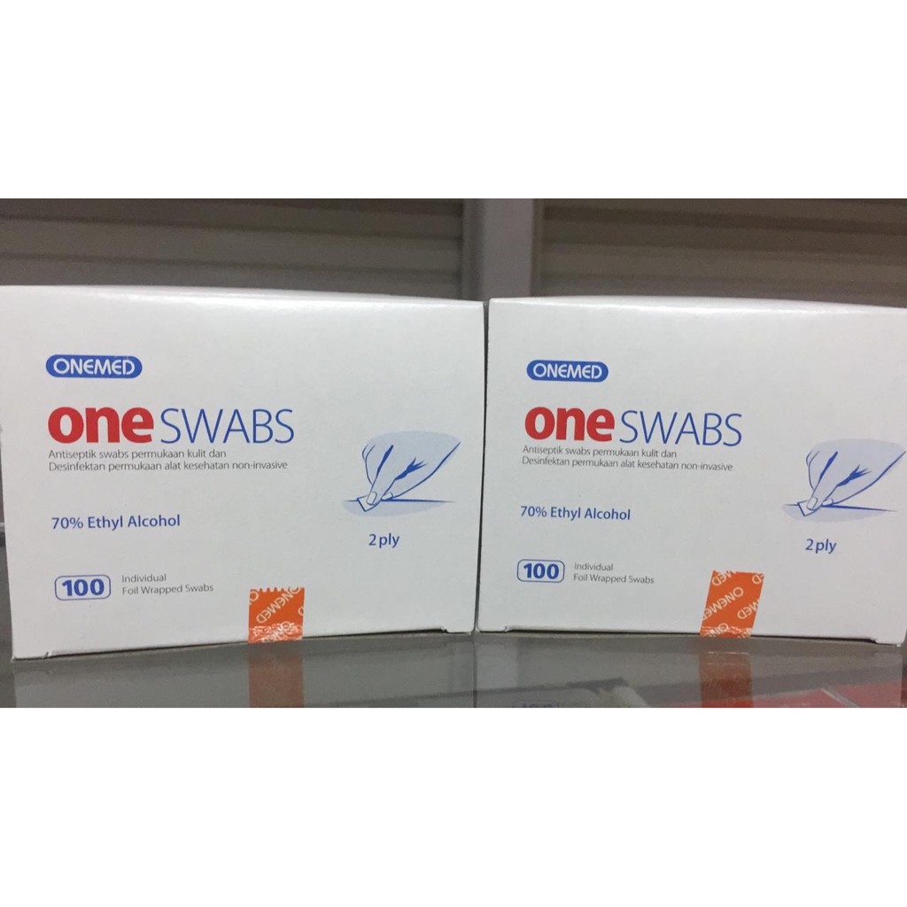 Jual AC SWABS - Tissue Alcohol Onemed | Shopee Indonesia