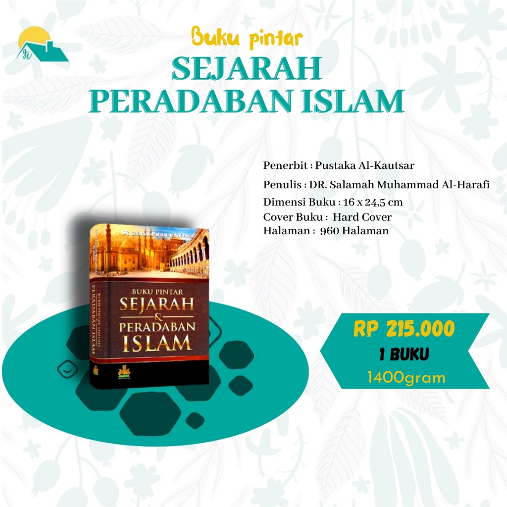 Jual Buku Pintar Sejarah & Peradaban Islam - Salamah Muhammad Al-Harrah | Shopee Indonesia