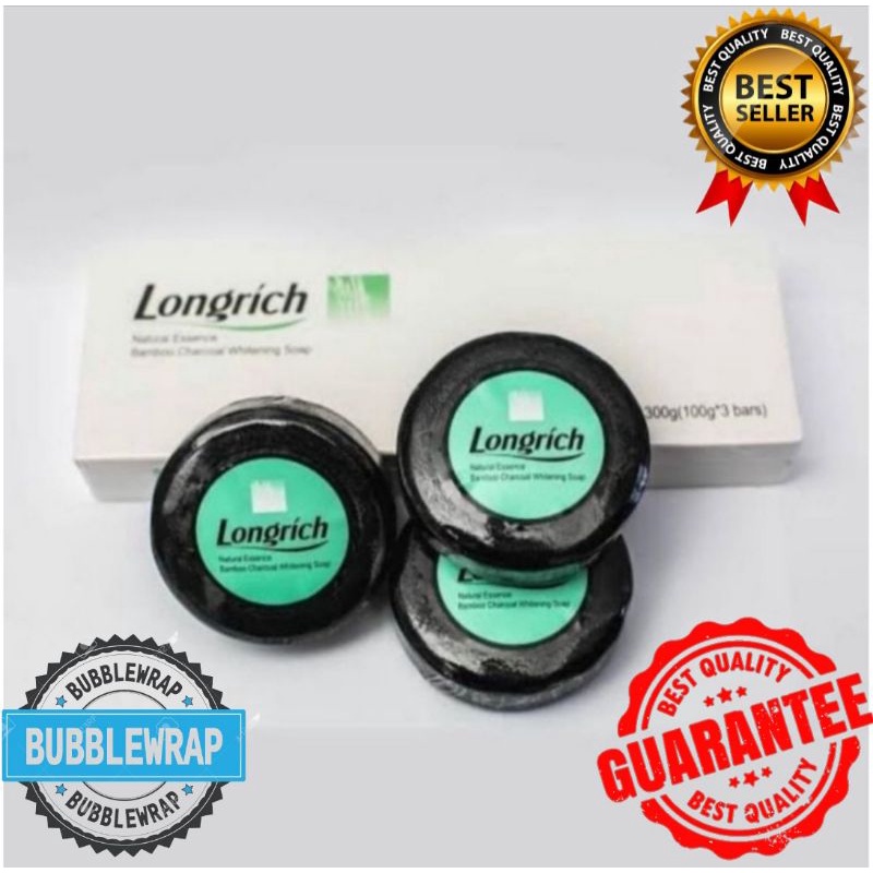 Jual Sabun Charcoal/ Sabun Arang Bambu Longrich Natural Essence ...