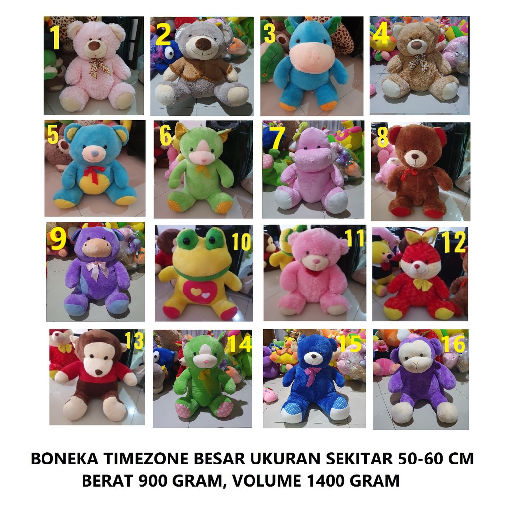 BONEKA BESAR LUCU TIMEZONE CLAW MACHINE | Shopee Indonesia