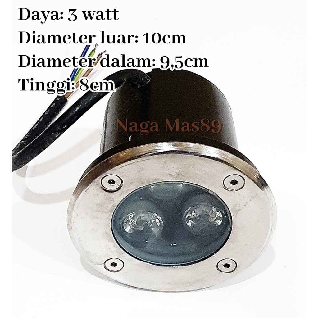 Jual Lampu Tanam / Lantai LED 3 watt- KIM DMD-005 | Shopee Indonesia