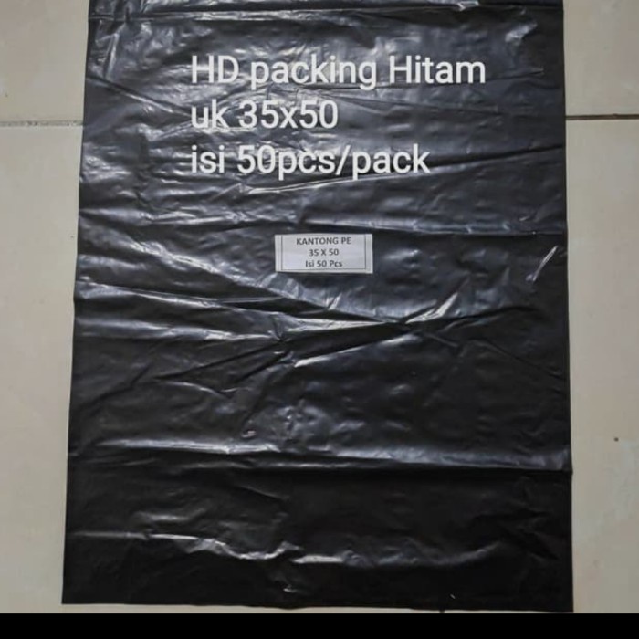 Jual HD packing hitam tebel uj 35 x 50 ( isi 30 bks ) , plastik sampah ...