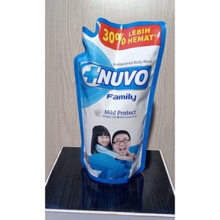 Jual NUVO Family Total Protect Antibacterial Body Wash 825 ml / 450 ml ...