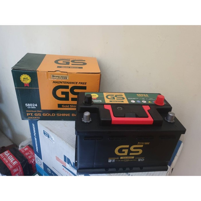 Jual Aki Mobil Toyota Innova Reborn Diesel 58024 GS MF Aki Kering 12V / 80A Indonesia|Shopee ...