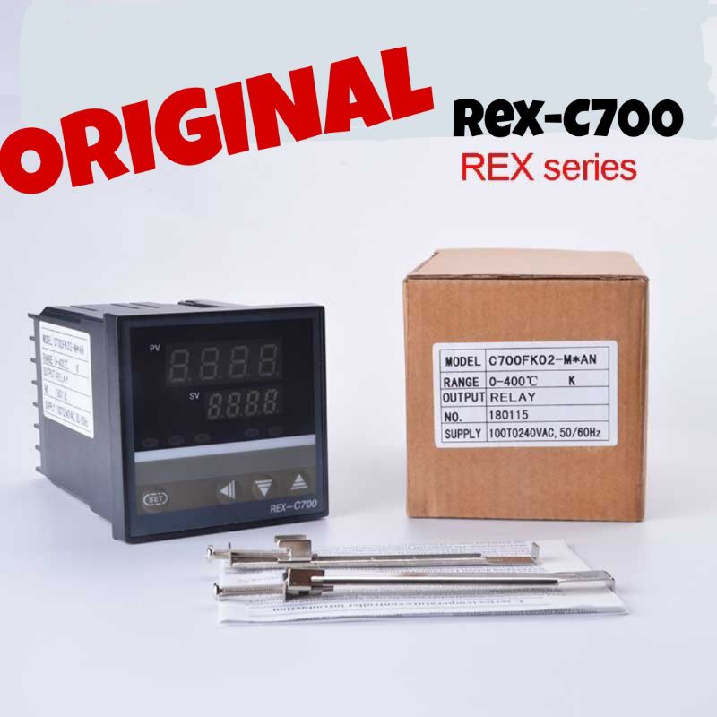 Jual rex-c700 thermocontrol oven k thermo couple heater kontrol ...