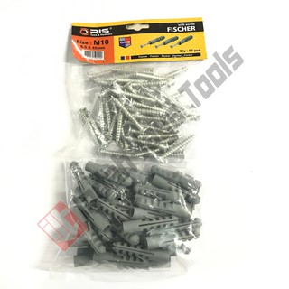 Jual ORIS Fischer Skrup Set S10 - Fisher sekrup Baut Tembok M10 | Shopee Indonesia