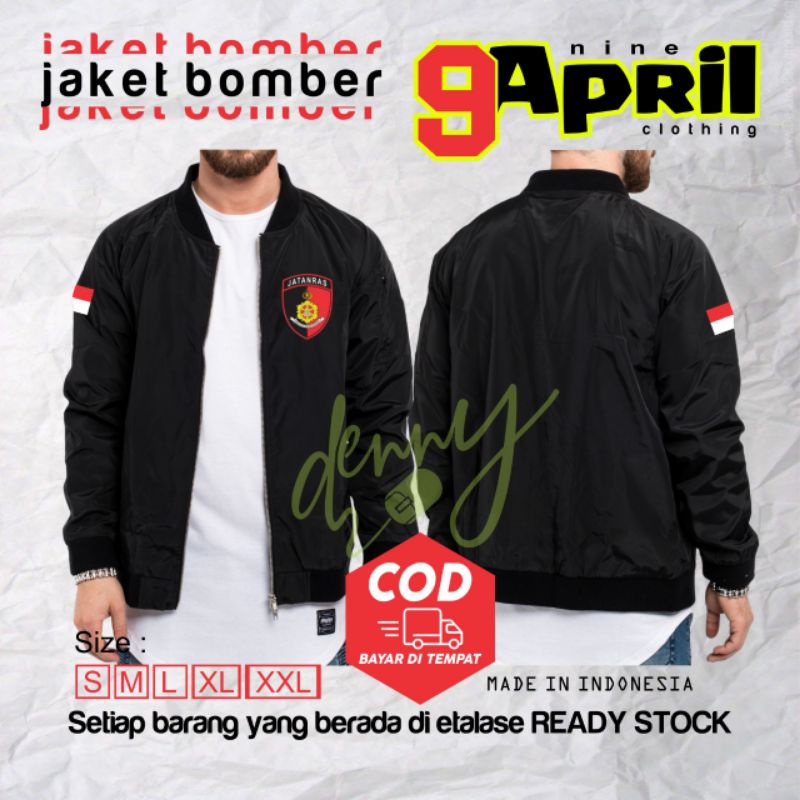 Jual jaket bomber logo JATANRAS | Shopee Indonesia
