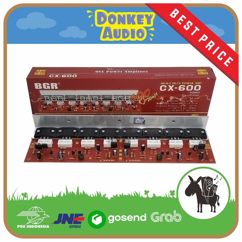 Jual KIT AMPLIFIER CX 600 KIT CX-600 AMPLI POWER AMPLIFIER STEREO BELL BGR | Shopee Indonesia