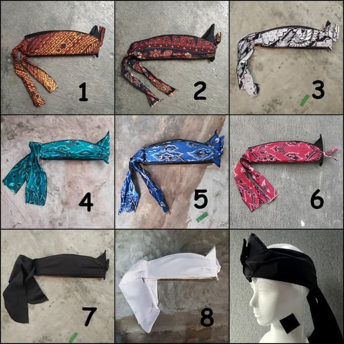 Ikat kepala tradisional batik Sunda iket sunda IKAT-SUNDA BOLONG ...