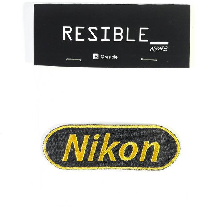 Jual Nikon logo patch emblem bordir badge | Shopee Indonesia