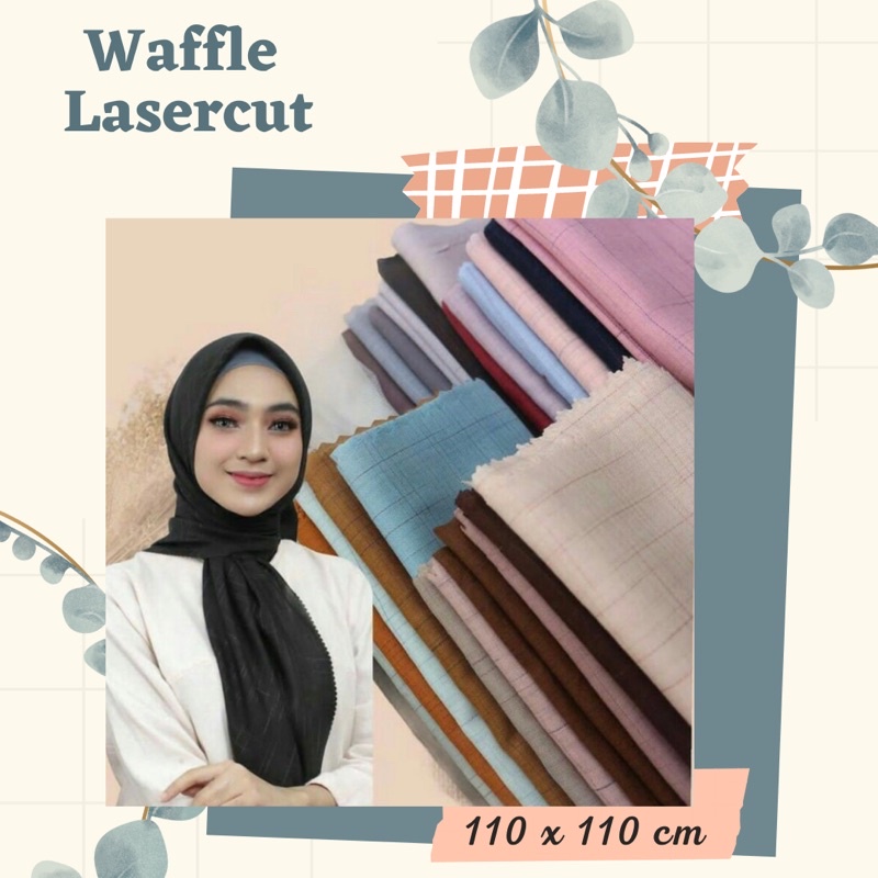 Jual WAFFLE LASERCUT / SANDI MORSE / AZARA SANDI MORSE | Shopee Indonesia