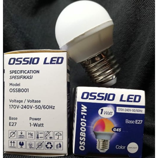 Jual Bohlam LED 1 watt warna putih hangat (putih kekuningan) | Shopee ...