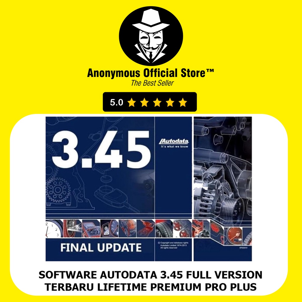 Jual PROGRAM AUTODATA AUTO DATA 3.45 PRO FULL VERSION LIFETIME ...
