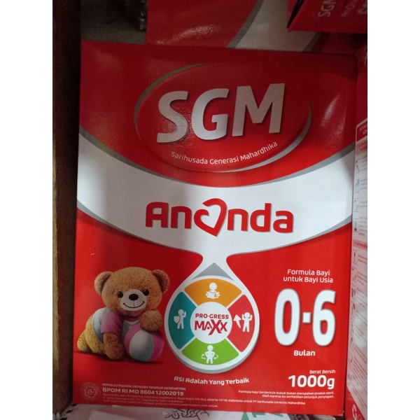 Jual Sgm Ananda 0-6 bulan 1000 gram | Shopee Indonesia