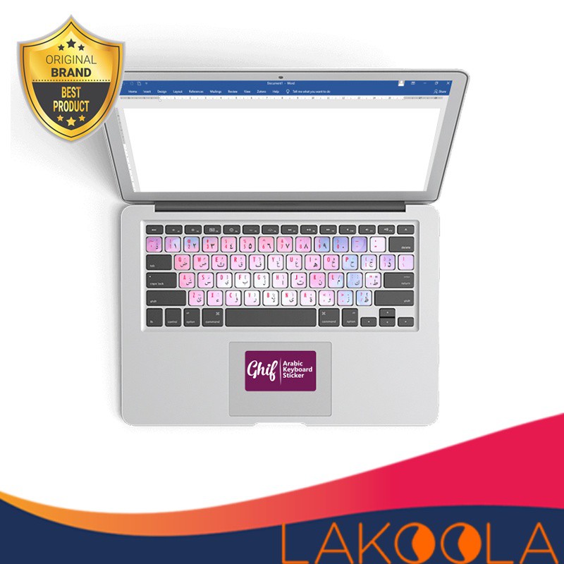 Stiker Keyboard Arabic - Huruf Hijaiyah Tempelan Megetik Arab - Soft ...