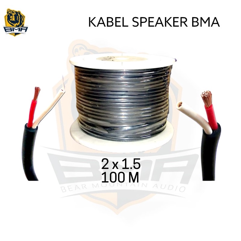 Jual Kabel speaker BMA 2x1,5mm Per meter | Shopee Indonesia