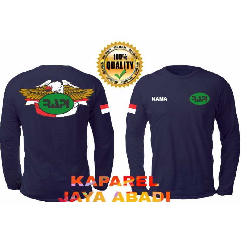 Jual Kaos Logo Rapi/Baju Rapi Garuda/Atasan Pria Wanita Radio Antar ...