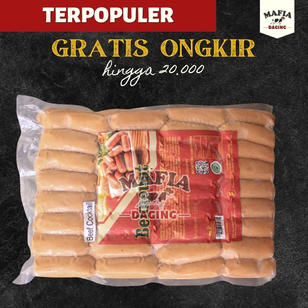 Jual Sosis Daging Sapi / Beef Cocktail Sausages Halal 1 kg | Shopee ...