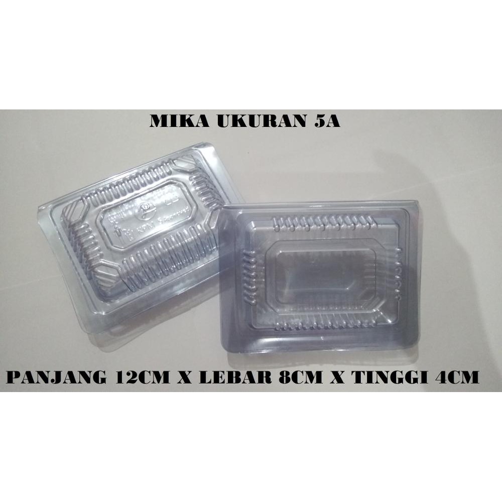 Jual PLASTIK MIKA KEMASAN KUE DAN MAKANAN UKURAN 5 - 5A isi 100pcs ...