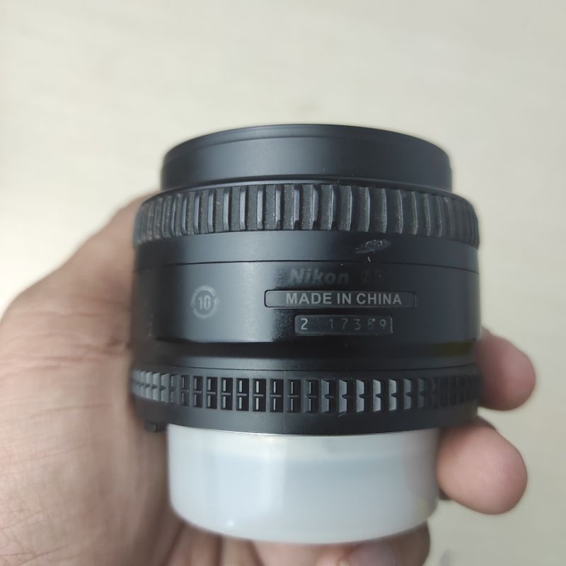 Jual Lensa Fix Nikon 50mm f1.8 afd Nikkor | Shopee Indonesia