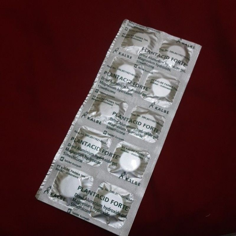 Jual Plantacid Forte Tablet Kunyah Kalbe (Per tablet) | Shopee Indonesia