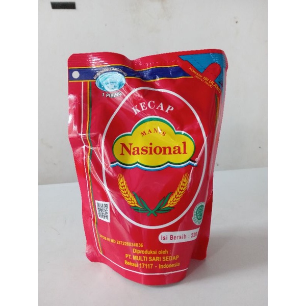 Jual Kecap manis Nasional refill 220ML | Shopee Indonesia