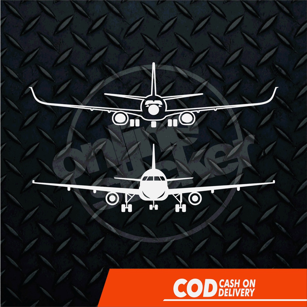 Jual Stiker Pesawat air force/boeing utk kaca belakang | sticker ...