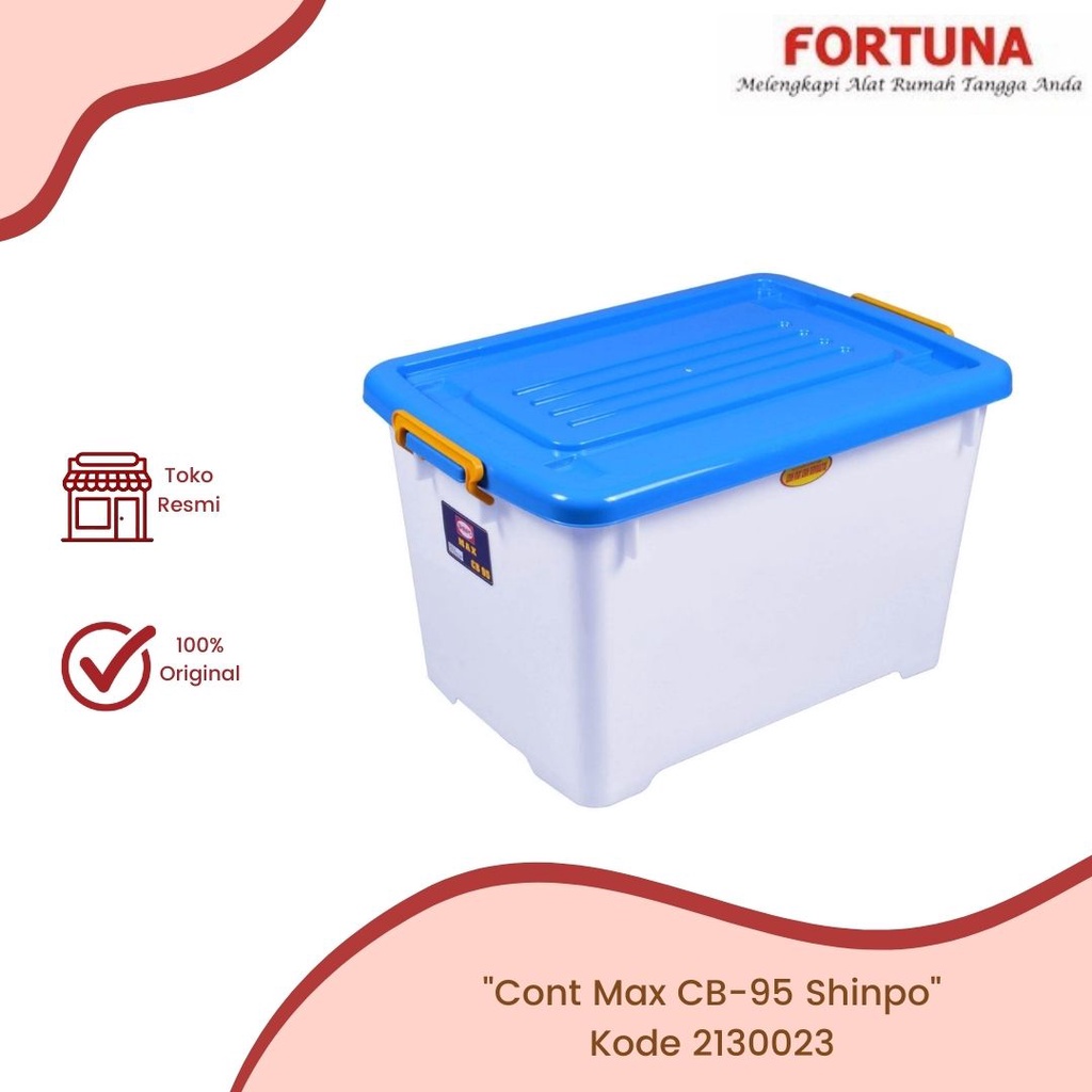 Jual Cont Max CB-95 Shinpo / Countainer Box Shinpo 95L | Shopee Indonesia