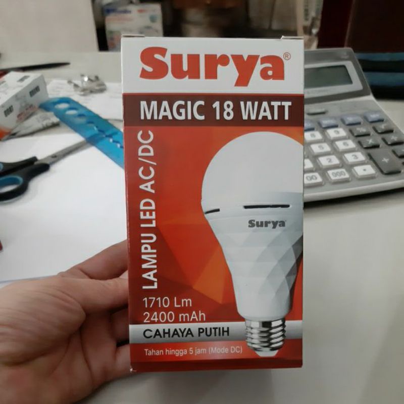 Jual Lampu Otomatis Murah / Lampu AC/DC SURYA Magic 18 watt | Shopee ...