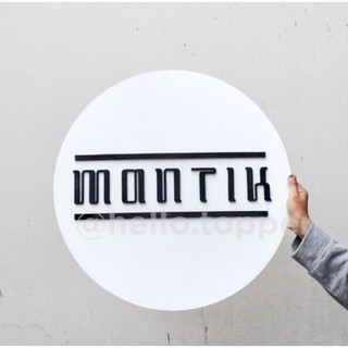 Jual Logo Sign Kayu / Papan Nama Toko Kayu / Signage Kayu / Sign Bazaar ...