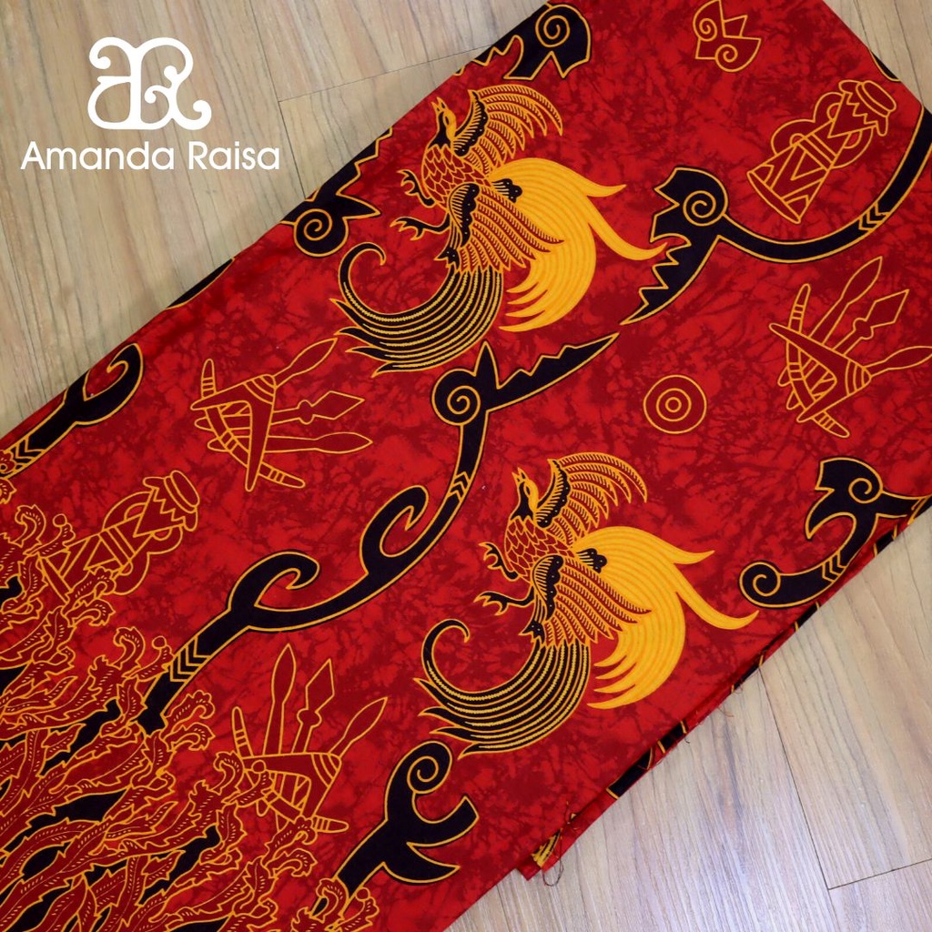 Jual Kain Batik Potongan Meteran Motif Cendrawasih Papua Indonesia ...