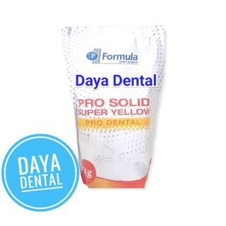 Jual Dental gips kuning stone moldano kuning bahan cetak cor gigi palsu ...
