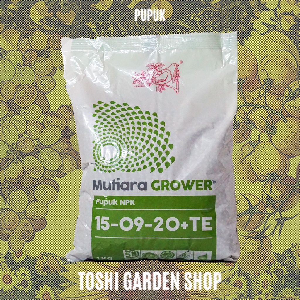 Jual NPK MUTIARA GROWER (15-9-20+TE) 1 KG (PUPUK) | Shopee Indonesia