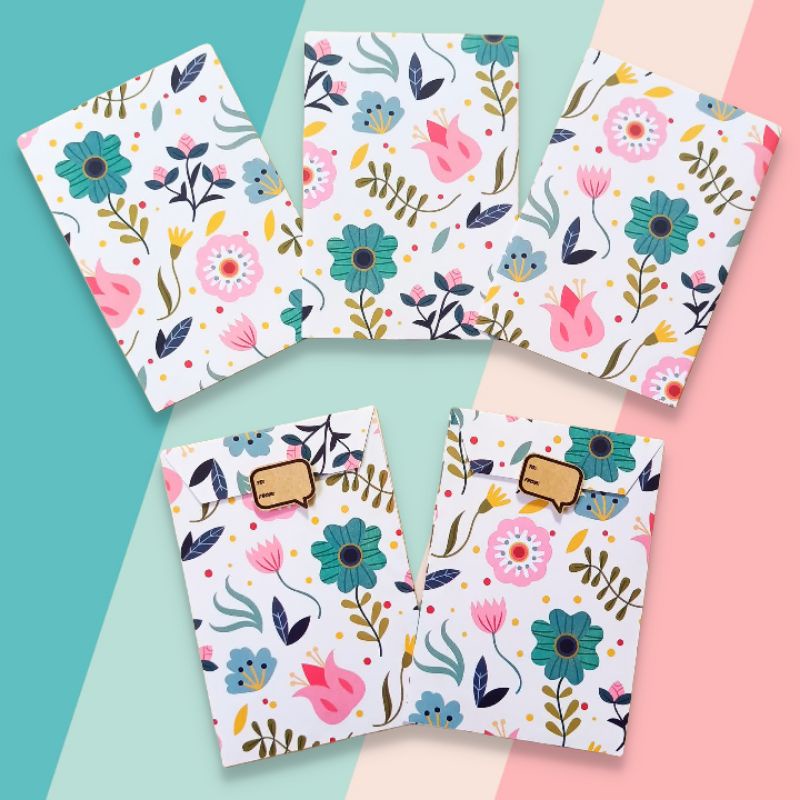 Jual [ AMPLOP + STICKER ] FLOWERY - Amplop uang angpao angpau ampao ...