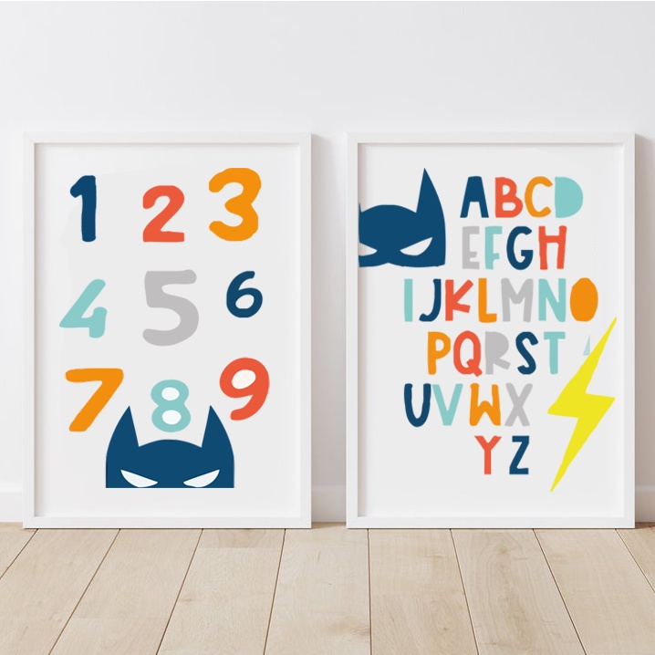Jual Hiasan Dinding Kamar Anak Huruf Abjad Belajar Alfabet Alphabet ...