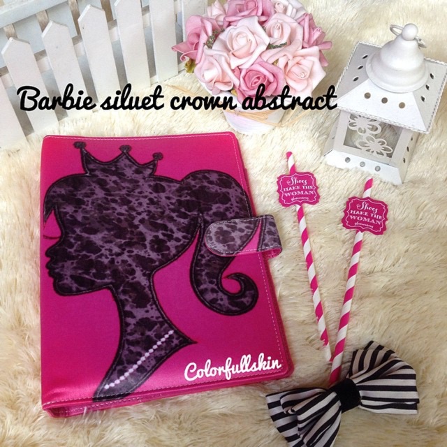 Jual Binder Barbie siluet crown abstract | Shopee Indonesia