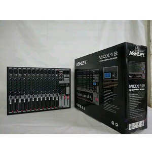 Jual MIXER AUDIO ASHLEY MDX12 ( 12 CHANNEL FULL ) USB,MP3,BLUETOOTH ...