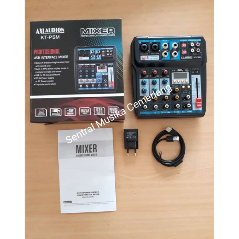 Jual Mixer Audio 6 Channel Axl Audion KT-PSM | Shopee Indonesia