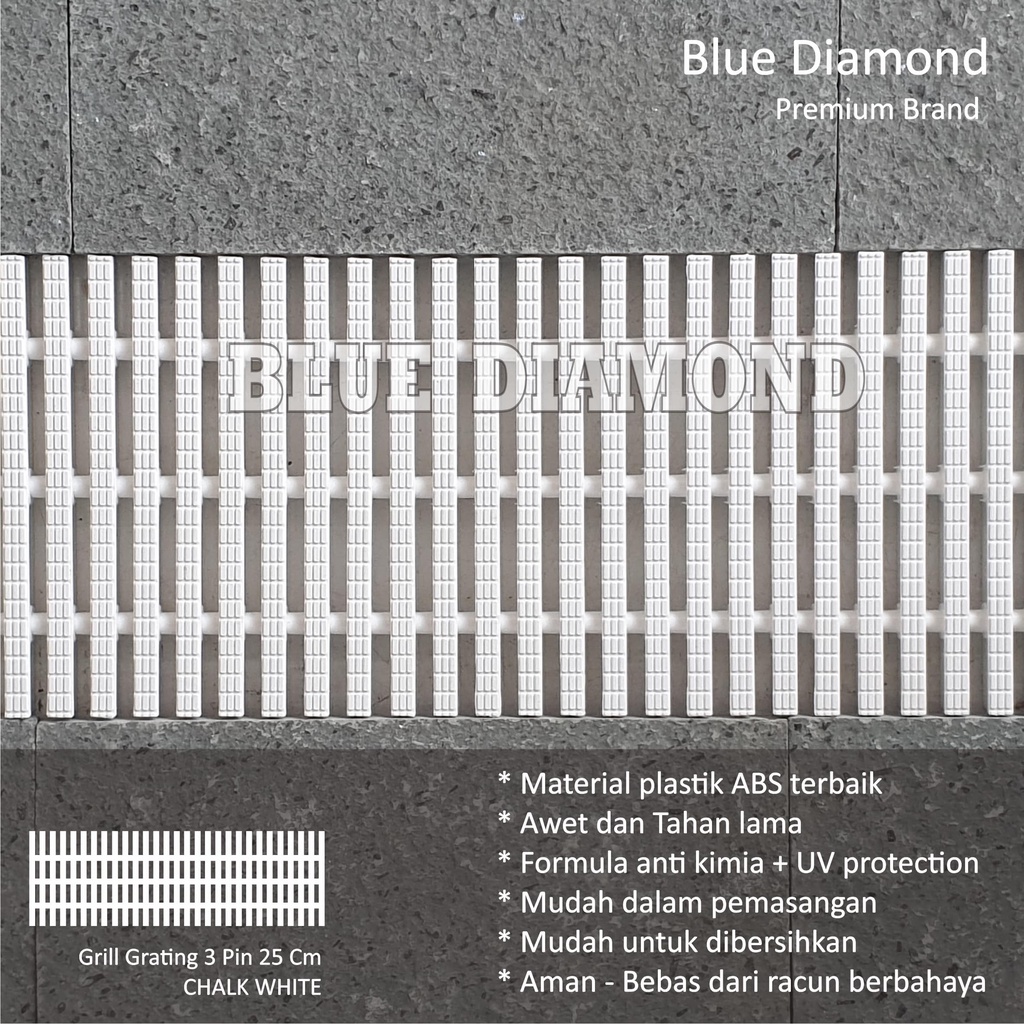 Jual Grill Grating BLUE DIAMOND Tutup Penutup Got Selokan Air Lebar 25 ...