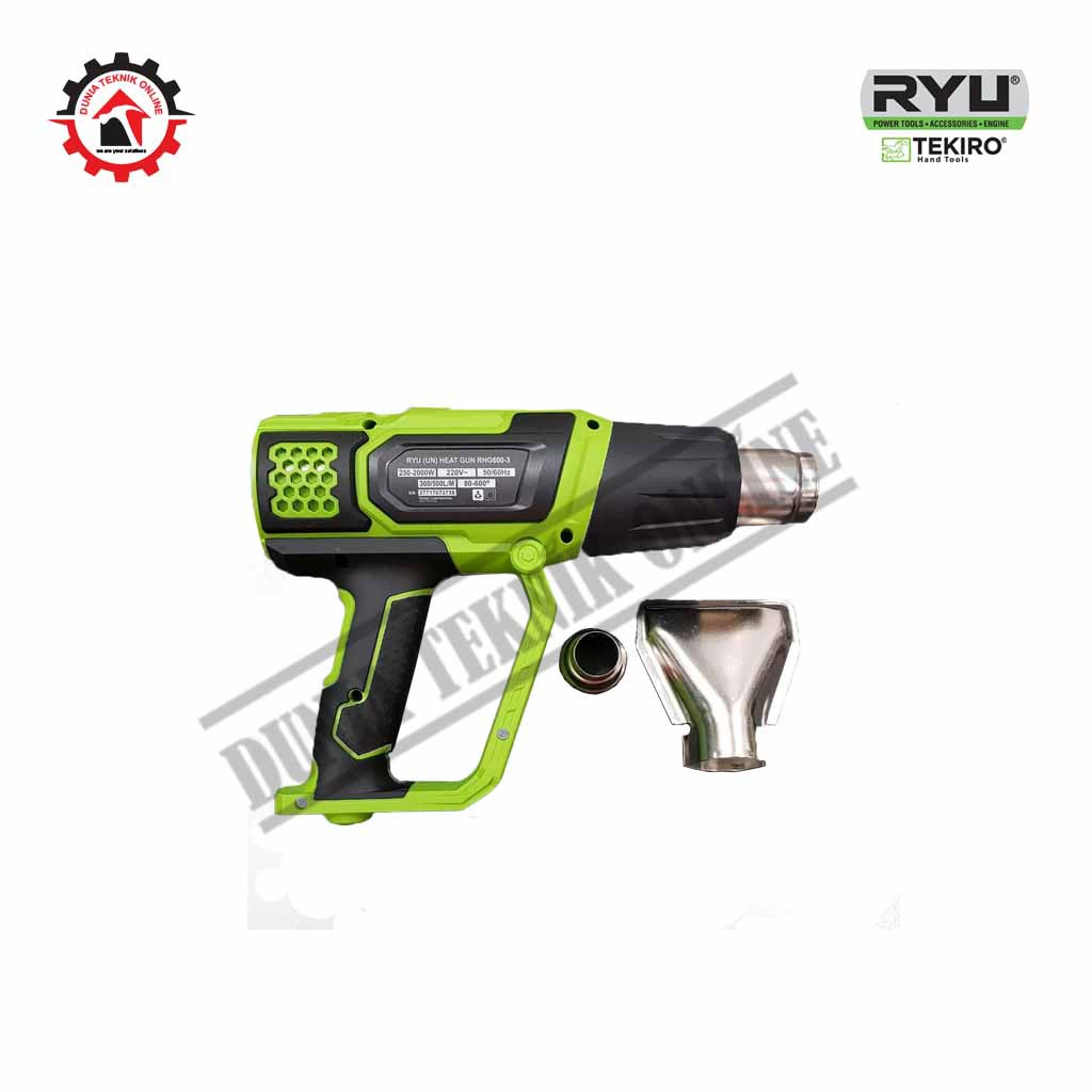 Jual Hotgun RYU RGH 600-3 / Heat Gun Hot Gun by Tekiro / Pemanas Stiker ...