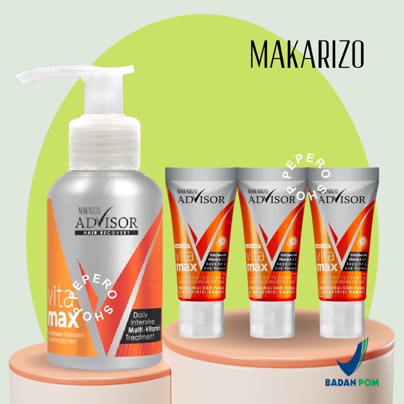 Jual MAKARIZO Advisor Hair Recovery Vitamax 50mL / 8mL Indonesia|Shopee ...