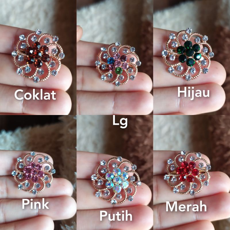 Jual Bros Bunga Permata - Bros hijab - Bros dada | Shopee Indonesia