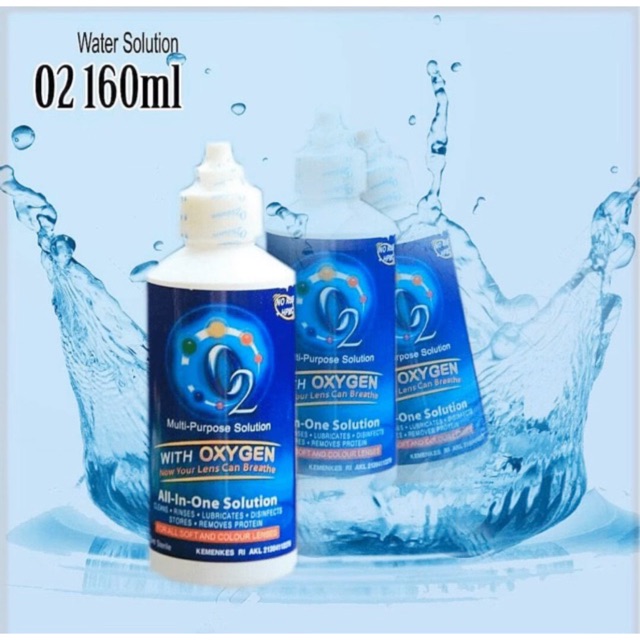 CAIRAN SOFTLENS O2 160 ML | Shopee Indonesia
