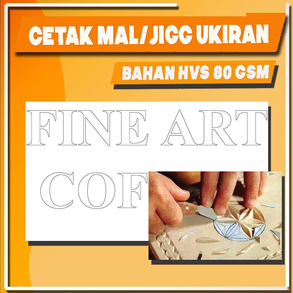Print Cetak Mal Jig Untuk Ukiran Logo Huruf Timbul Bahan HVS | Shopee ...