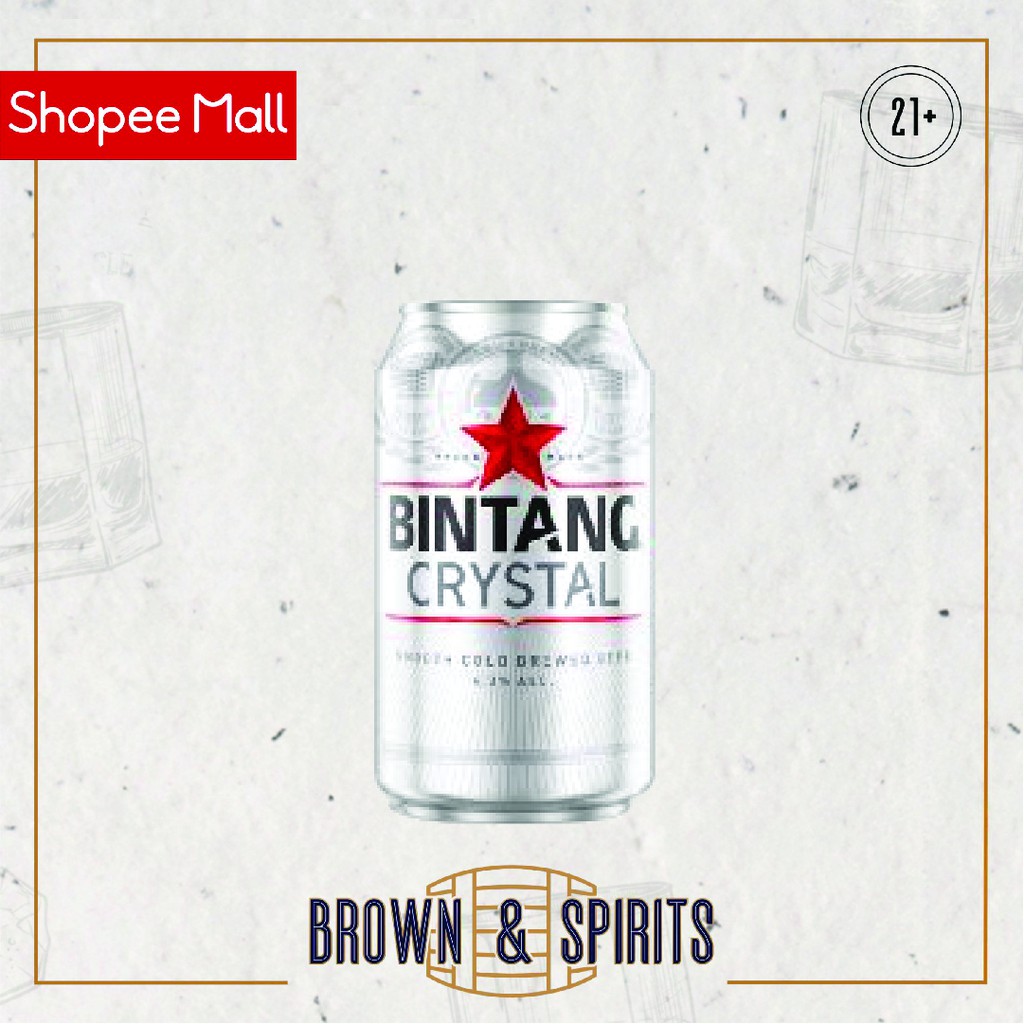Jual Bintang Crystal Can 320ml Indonesia|Shopee Indonesia