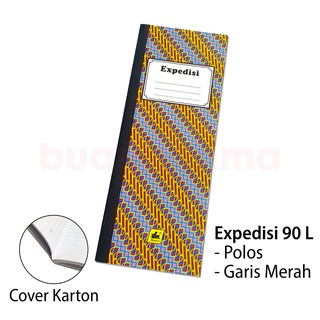 Jual Buku Expedisi Karton Standard 90 Lembar per pcs Polos Garis Merah ...