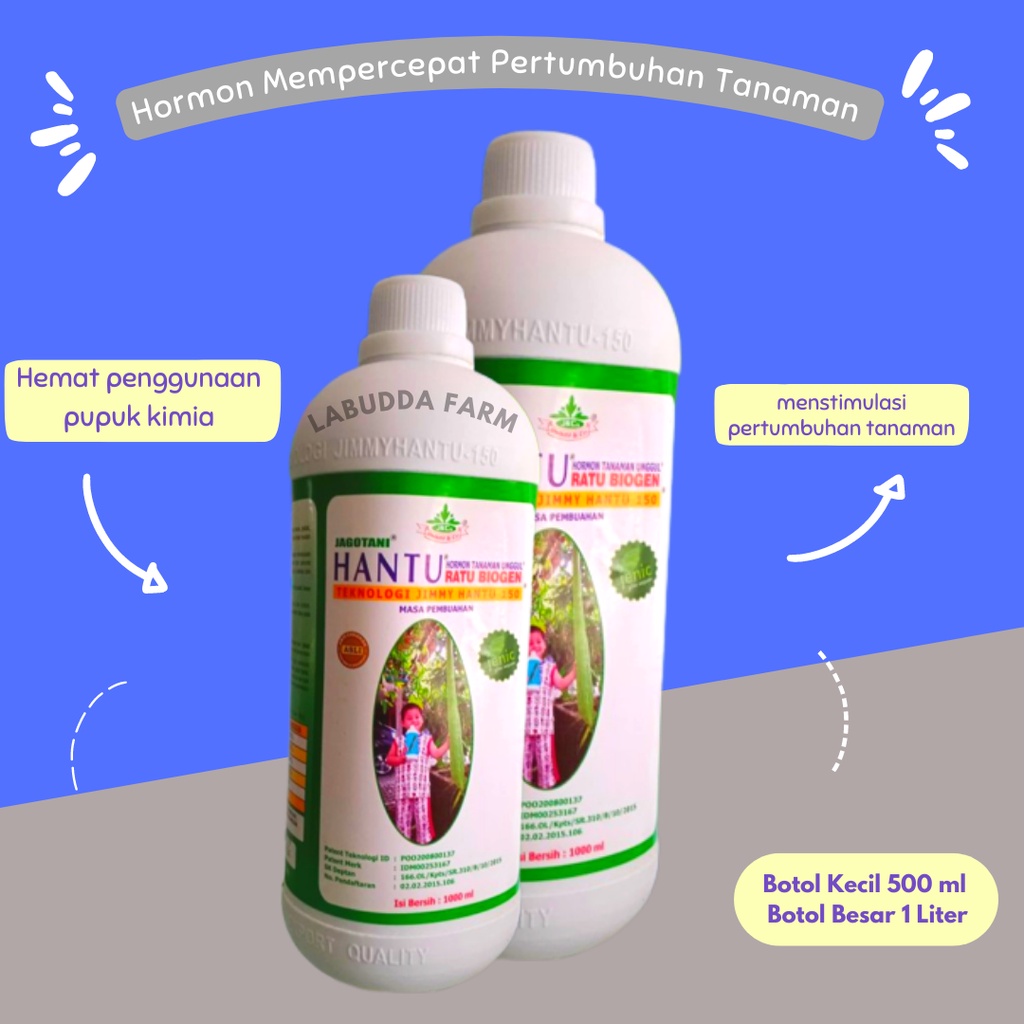 Jual Pupuk Daun JIMMI HANTU JAGO TANI 500ML Dan 1 Liter NPK Jimmy Hantu ...