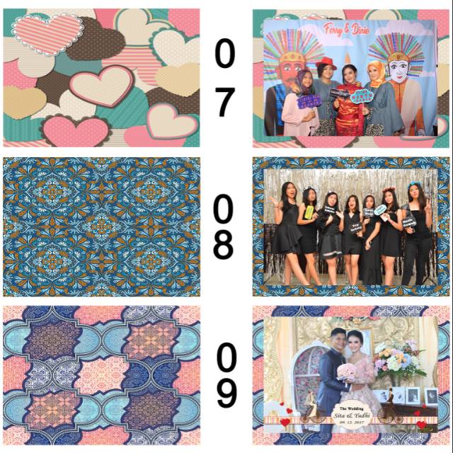 Jual Frame photo booth/ frame kertas/ frame 4r Indonesia|Shopee Indonesia
