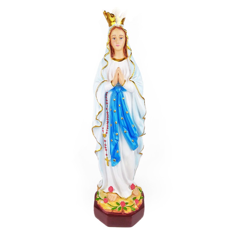 Jual Patung Bunda Maria Lourdes Lordes Mahkota 40 cm Devosi Rohani ...