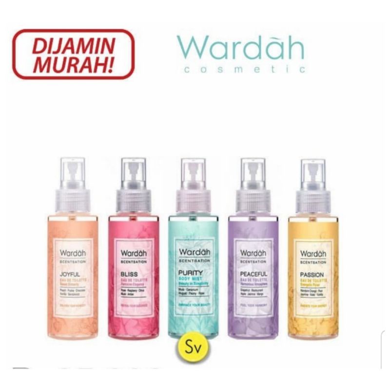 Jual WARDAH SCENTSATION BODY MIST 100 ML Indonesia|Shopee Indonesia